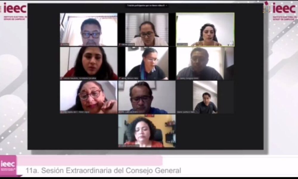 Sesionó el Consejo General del IEEC – Cauce Campeche